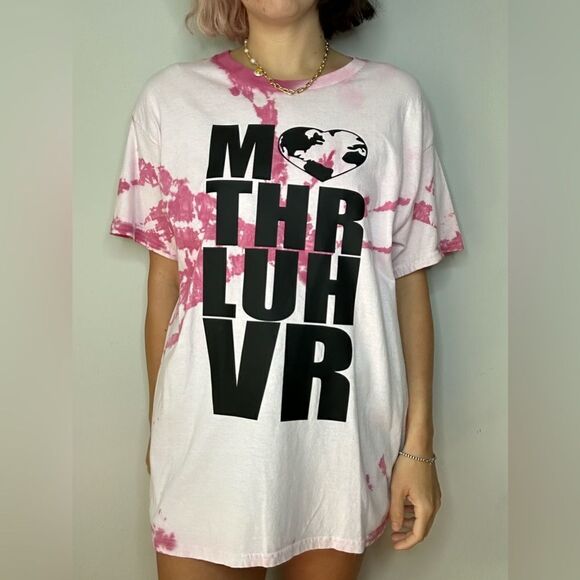 Gildan | Tops | Jillysworld Motherluhvr Lover Earth Glove Tshirttiedye ...